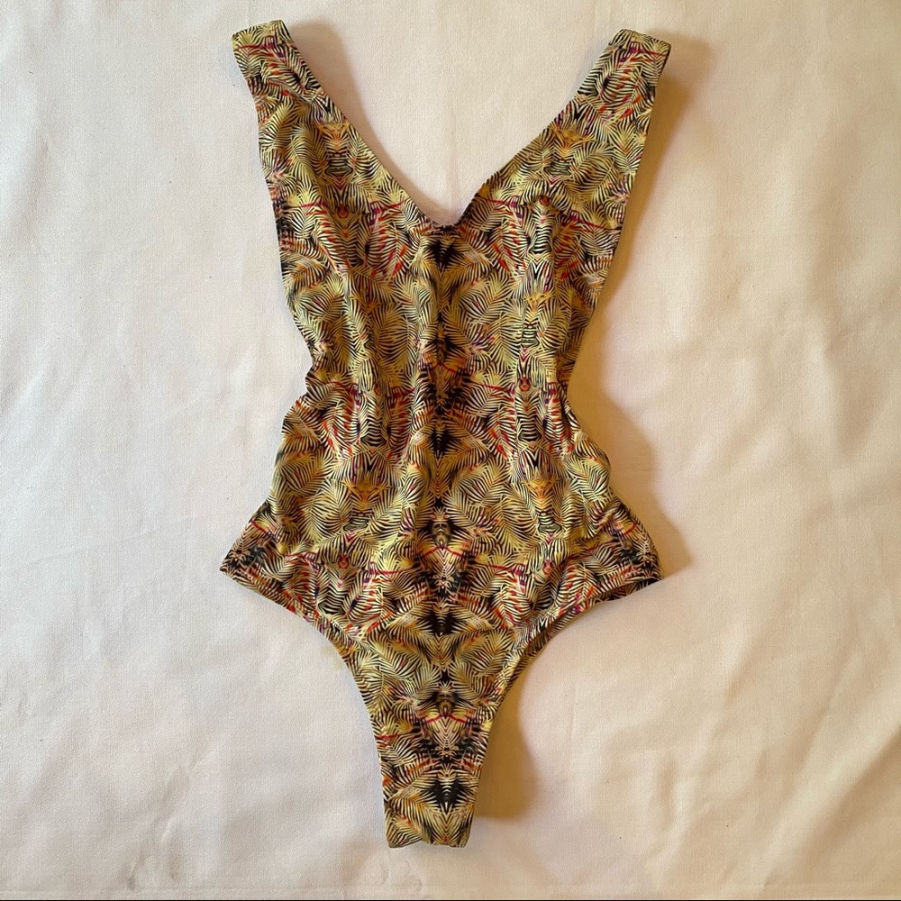 Reversible One Piece High Cut Bikini By Kai Lani - Gem